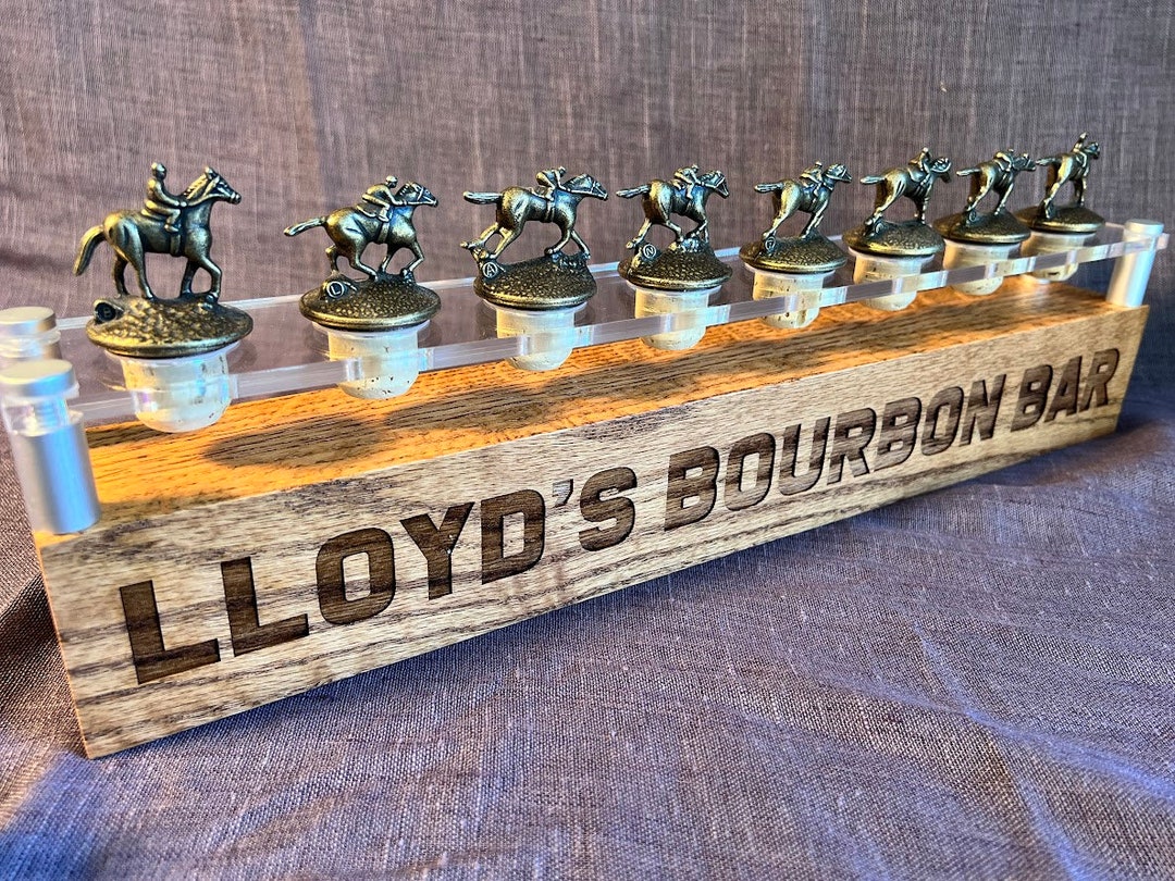 Custom Blanton's Bourbon Stopper Display Stand (red Oak - Large) - Etsy
