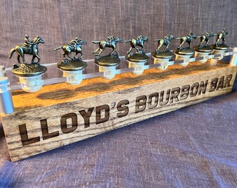 Custom Blanton's Bourbon Stopper Display Stand red Oak - Etsy