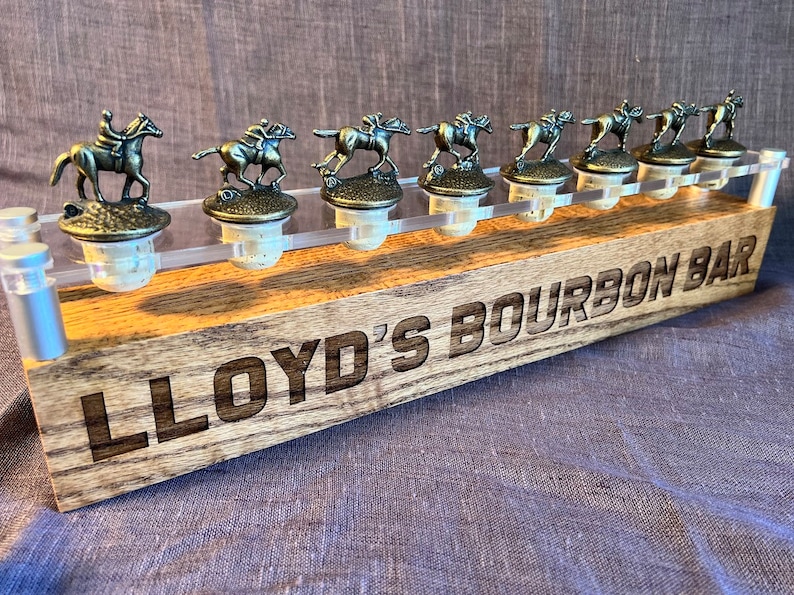 Custom Blanton's Bourbon Stopper Display Stand (red Oak - Large) - Etsy