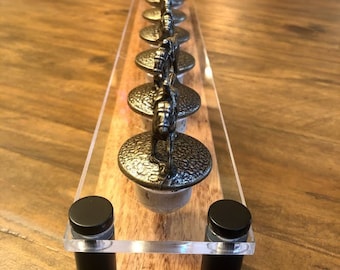 Custom Blanton's Bourbon Stopper Display Stand live Edge - Etsy