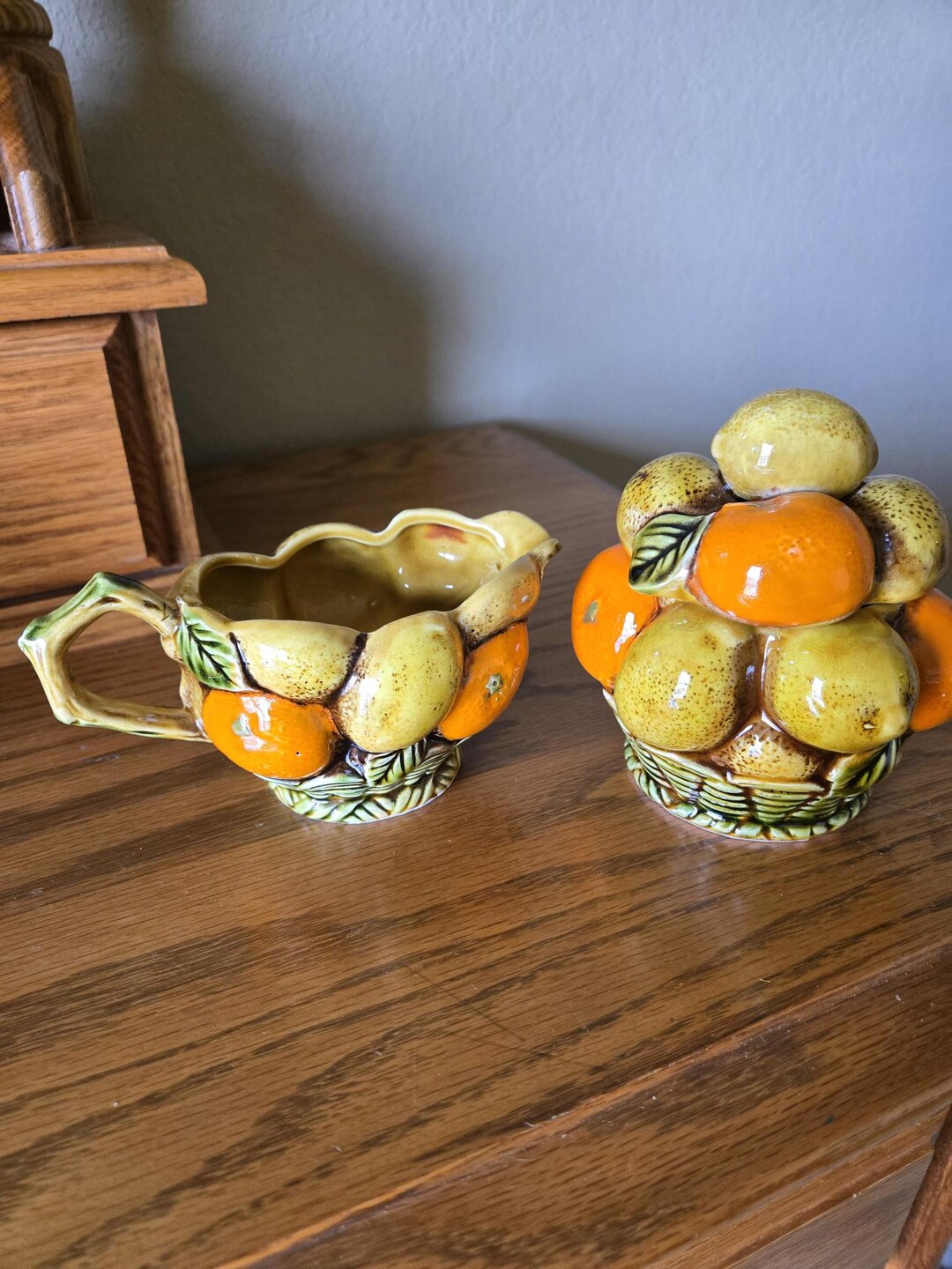 Vintage Inarco Orange Spice - Sugar Bowl and Creamer - 60’s-70’s Japan ...
