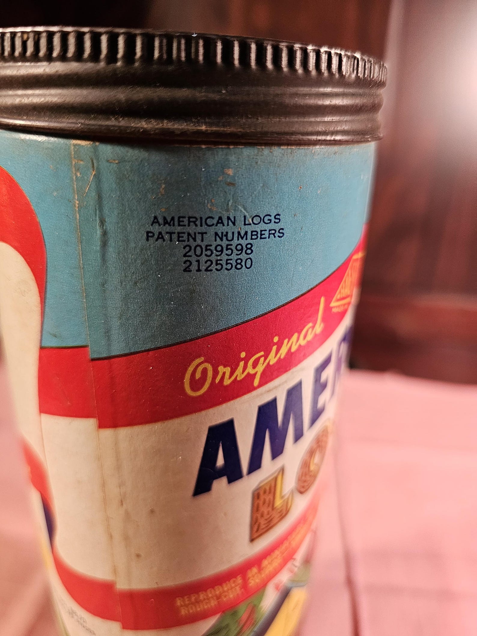 Vintage American Logs Hal-sam Original Hewn Senior Size 3/4 Wood Set No ...