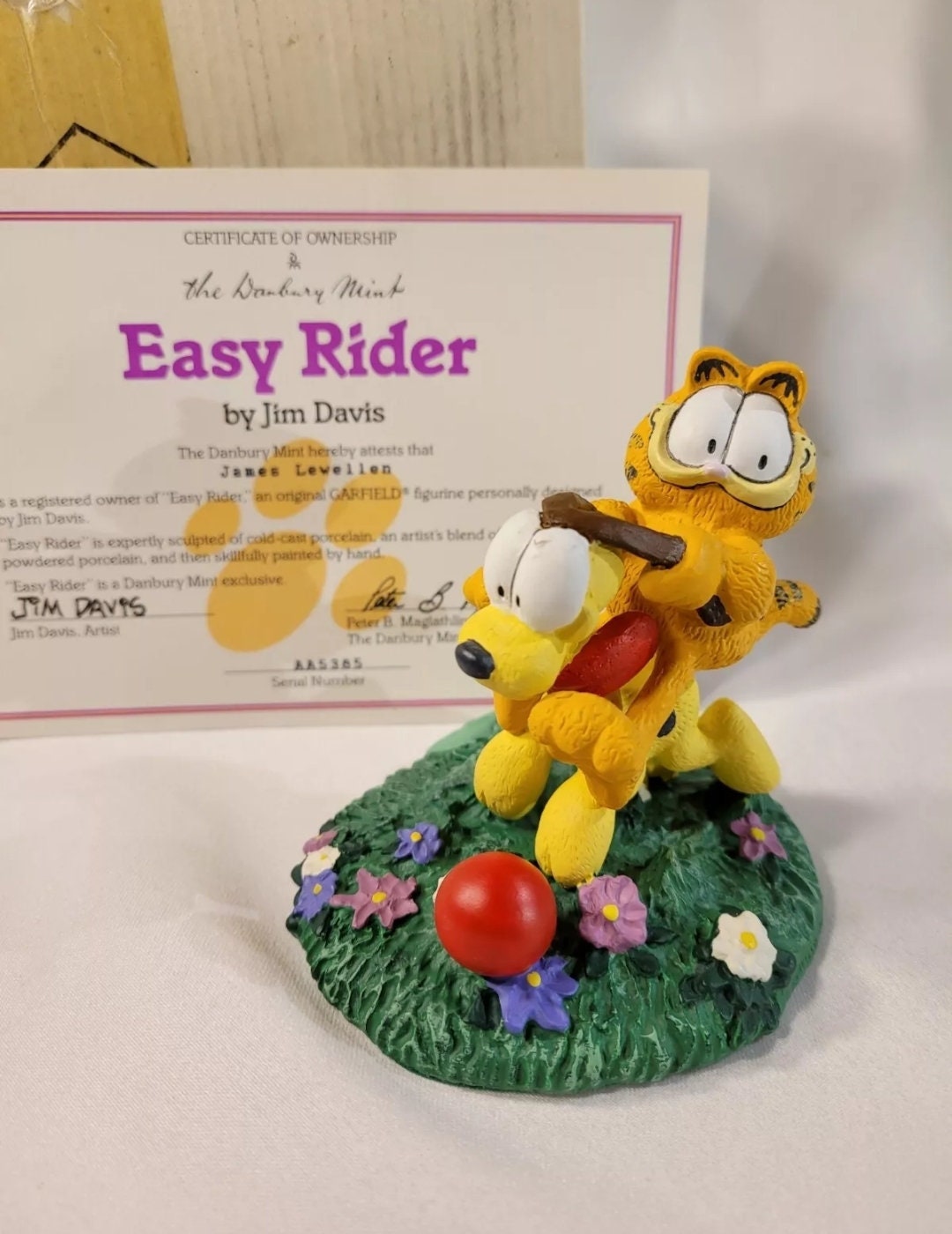 Garfield Collectible Easy Ride danbury Mint-w/certificate and Box - Etsy