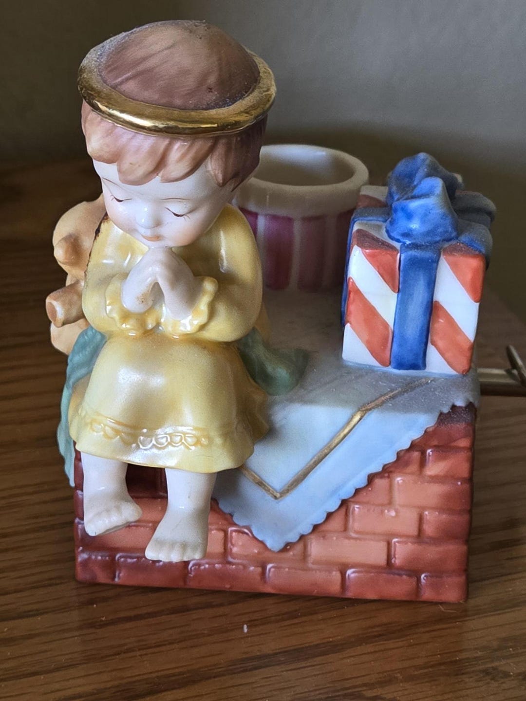 San Francisco Music Box Co Angel Sitting Candle Holder 