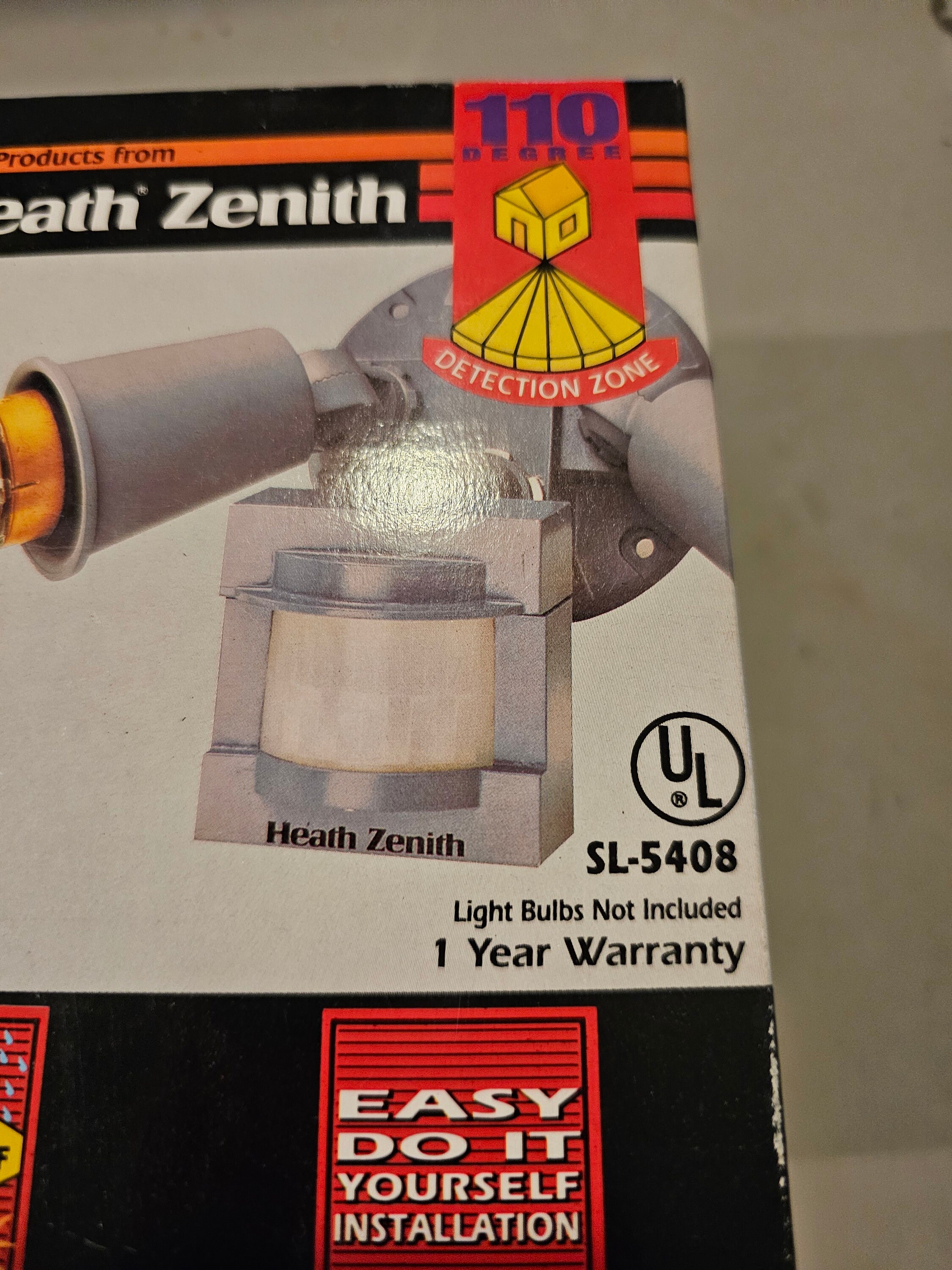 Reflex Heath Zenith Motion Lights Lámpara Con Sensor