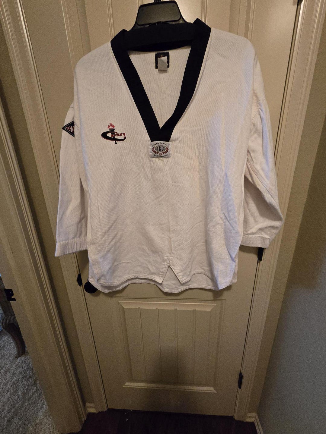 CENTURY TAEKWONDO White Lightweight TKD Jacket Size Top 5 (190 Cm) - Etsy