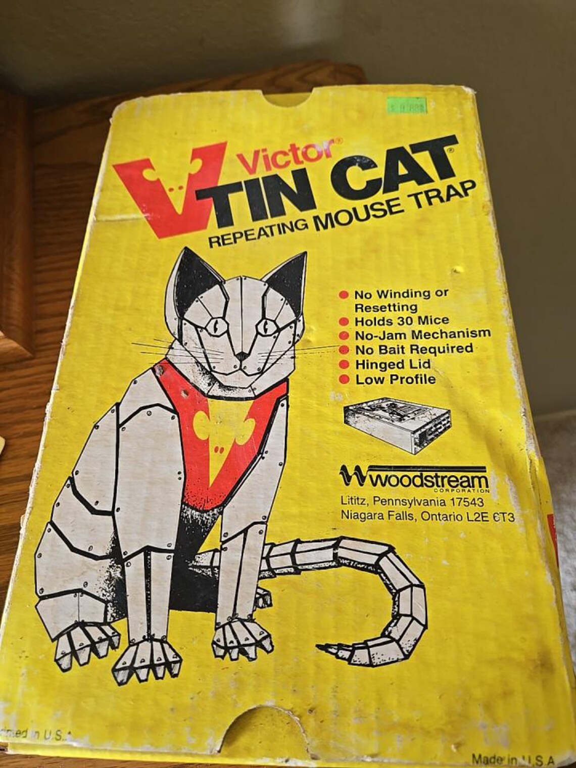 Vintage Victor Tin Cat Repeating Mouse Trap M310 Woodstream USA - Etsy