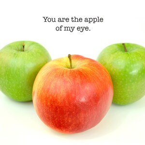 Apple of My Eye Printable - Etsy
