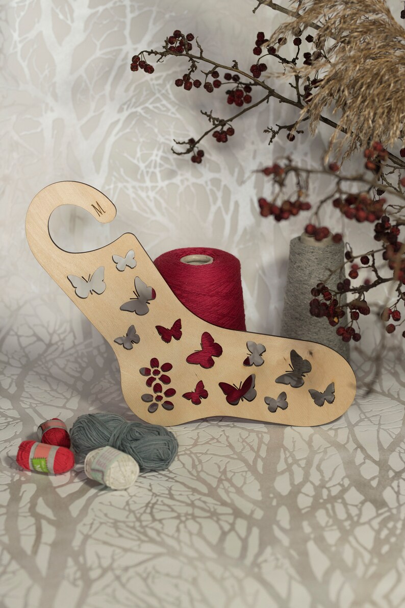 Sock Blockers Butterfly Wooden Sock Form All Size - Etsy