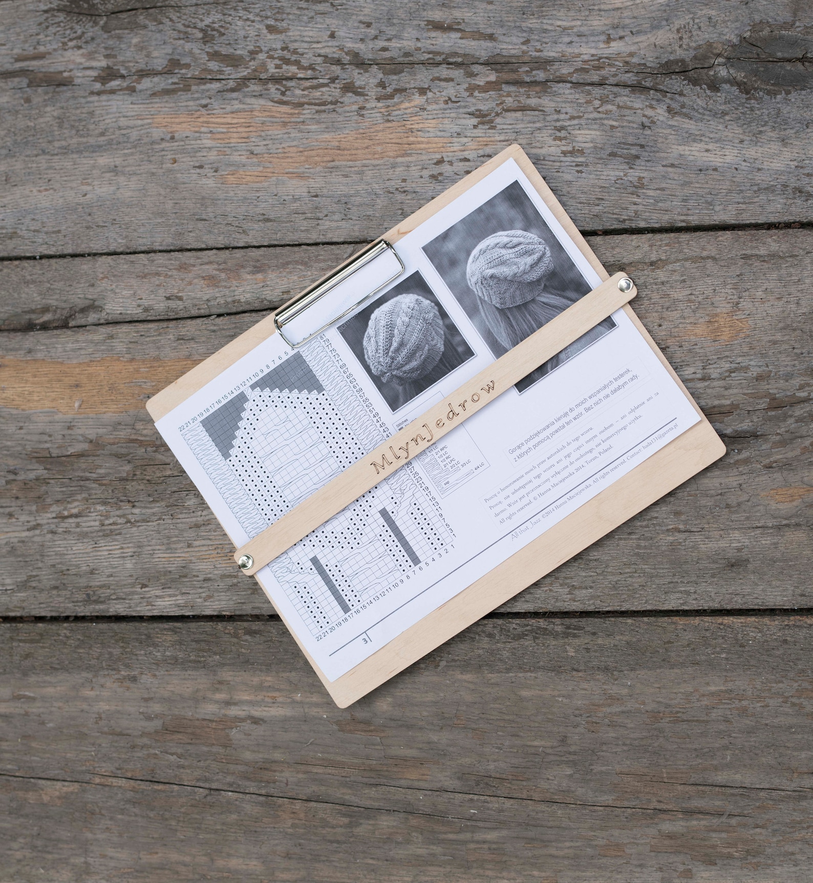 Knitting Chart Keeper Handmade 1 Pcs Wooden Pattern Holder - Etsy