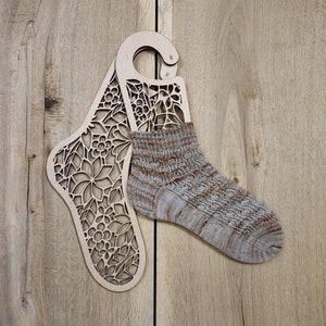 Sock Blockers, Wooden Sock Form, Sock Stretcher, Blocking Hand Knitted ...
