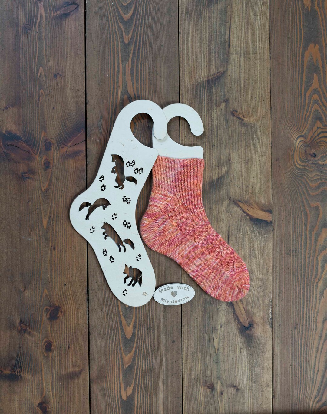 Wooden Sock Blockers for Blocking Hand Knitted Socks, Perfect Gift for ...