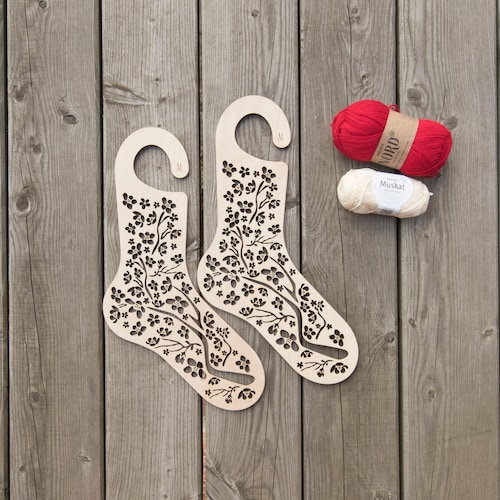 Sock Blockers Wooden Sock Form Knitting Accessories Gift - Etsy