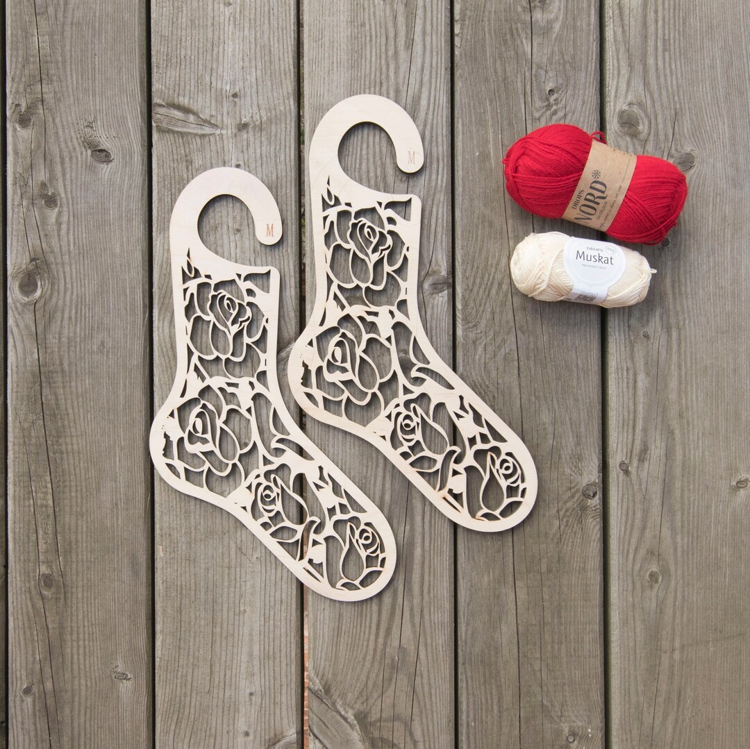 Wooden Sock Blockers Wood Sock Form Hand Knitted Socks - Etsy