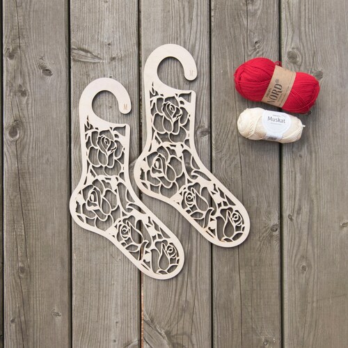 Sock Blockers Wooden Sock Form for Hand Knitted Socks - Etsy