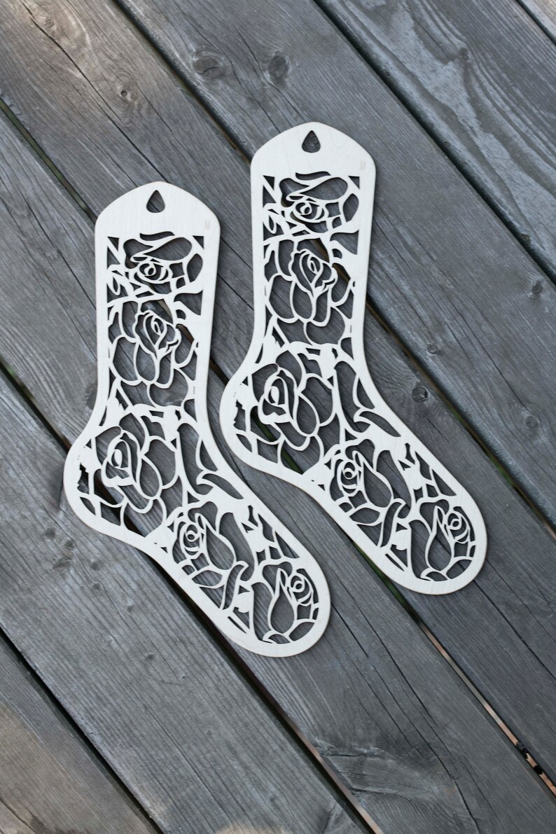 Wooden Sock Blockers Wood Sock Form Hand Knitted Socks - Etsy