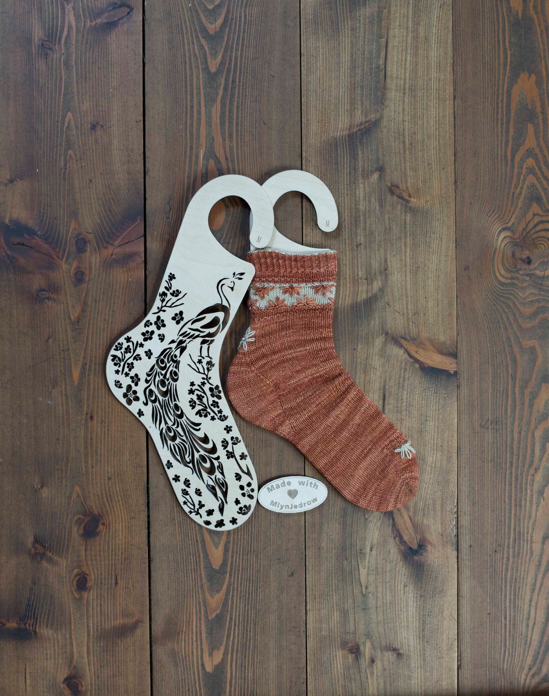 Personalized Sock Blockers Wood - Pair - Wooden Sock Form, Knitting ...