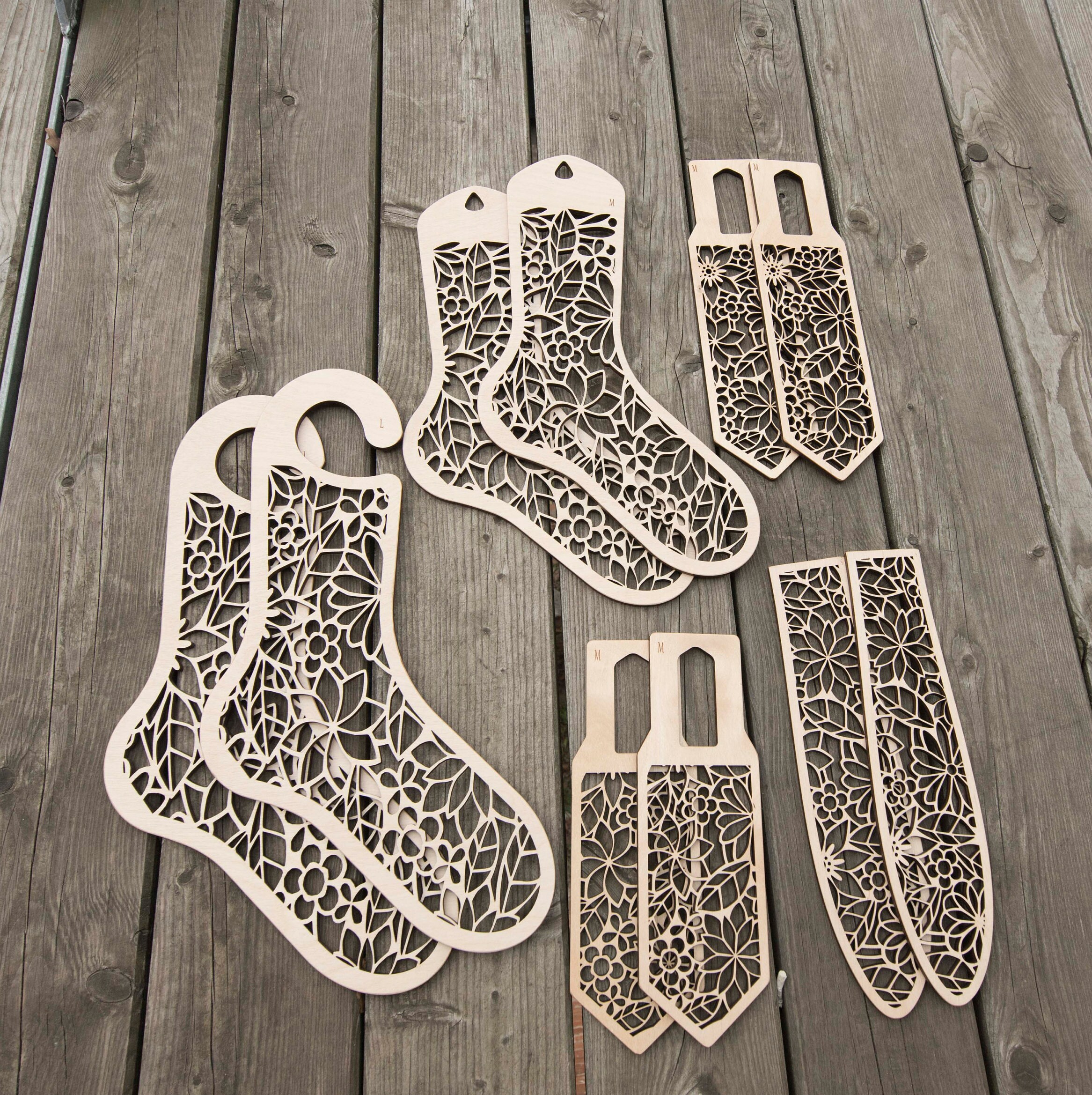 Wooden Mitten Blockers 2 Pcs Knitting Form Blocking Gloves | Etsy