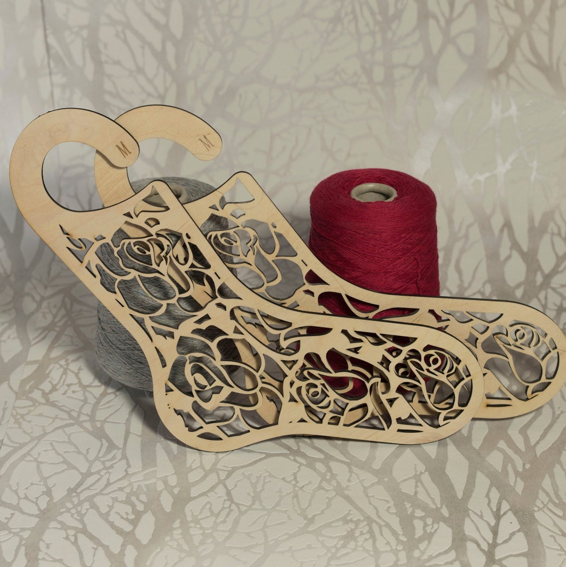 Wooden sock blockers Wood sock form hand knitted socks | Etsy