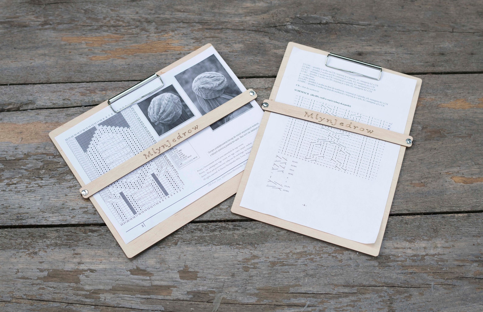 Knitting Chart Keeper Handmade 1 Pcs Wooden Pattern Holder - Etsy