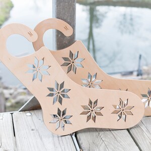 Sock Blockers Pair Wooden Sock Form Knitting Accessory Gift | Etsy