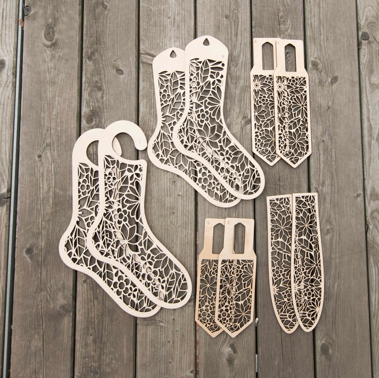 Sock Blockers Wooden Sock Form Sock Stretcher Blocking Hand - Etsy