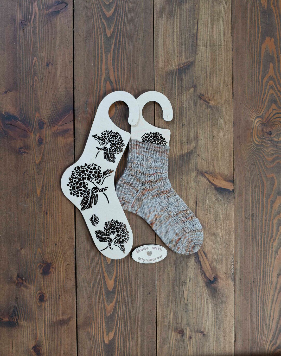 Sock Blockers, Wooden Sock Form for Hand Knitted Socks, Knitting ...