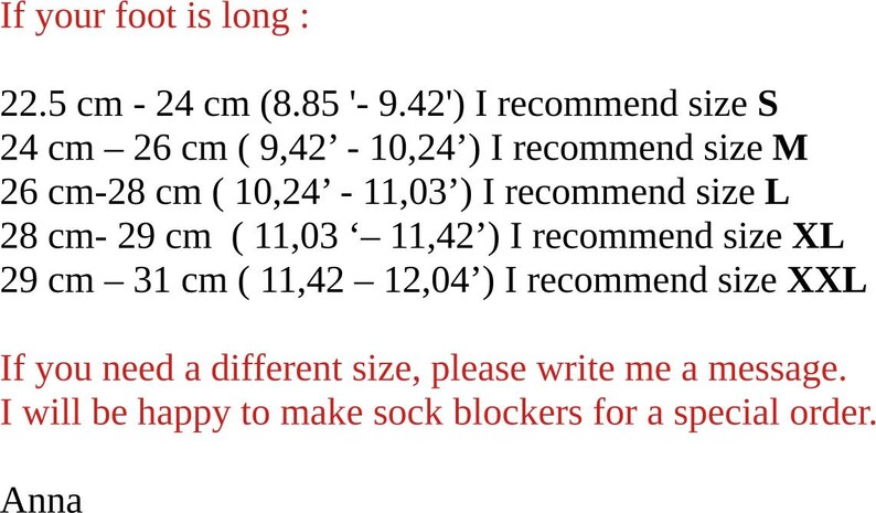 Sock Blockers Pair Wooden Sock Form Knitting Accessory Gift | Etsy