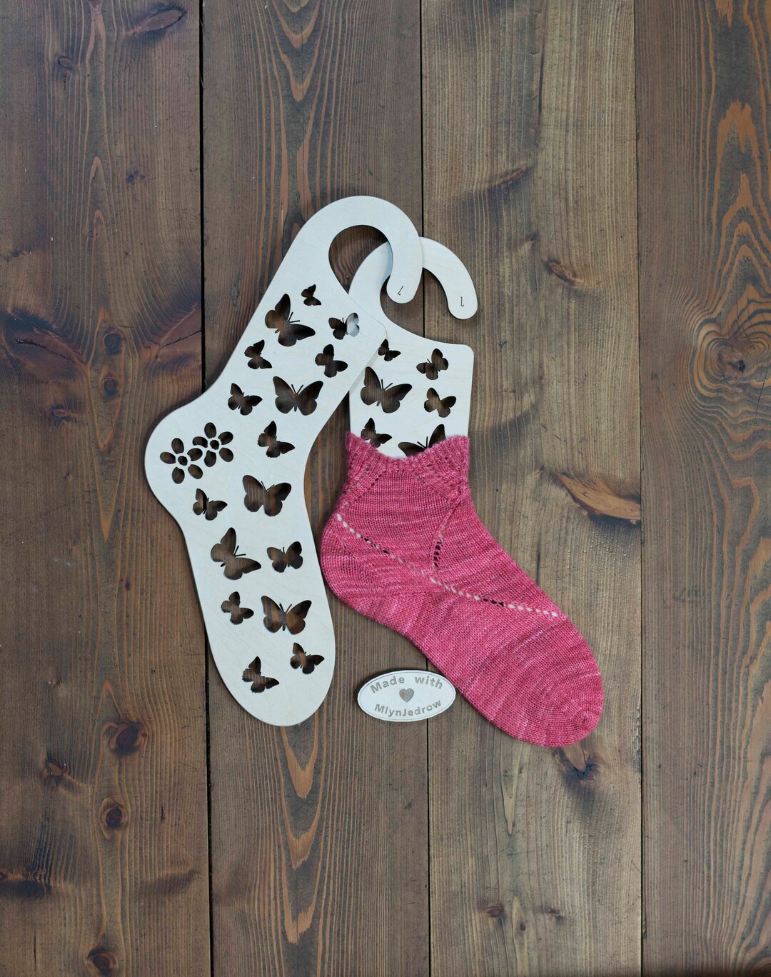 Sock Blockers- Butterfly, Wooden Sock Form, All Size, Personalized Gift ...
