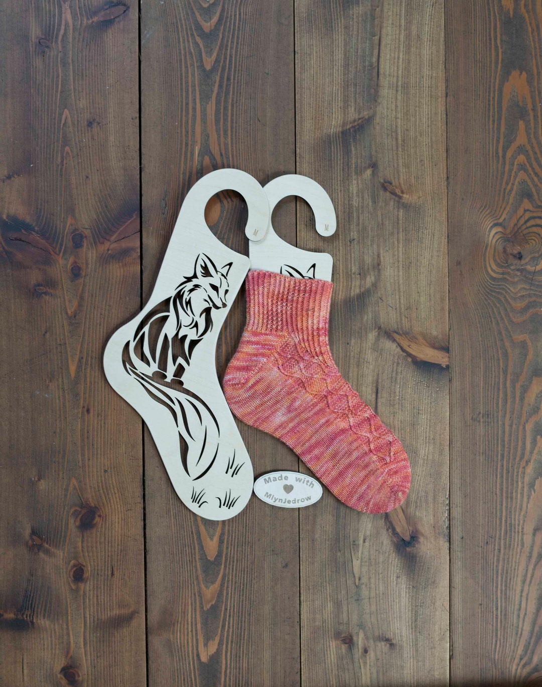 Fox Sock Blockers: Handmade Wooden Knitting Tool - Etsy