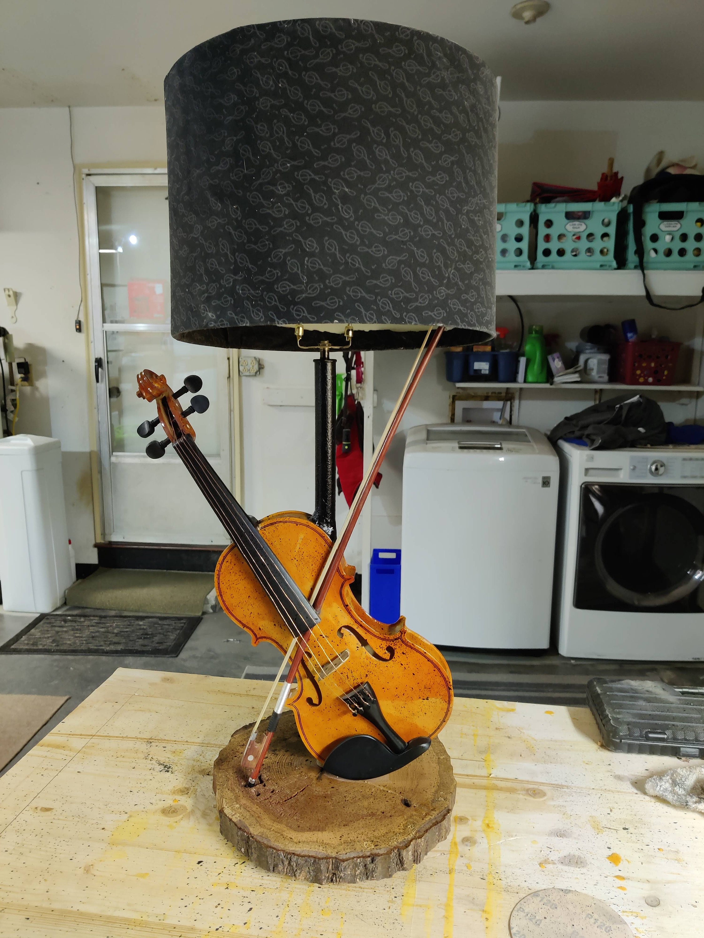 Lighting Home & Living Violin Lamp Lamps etna.com.pe