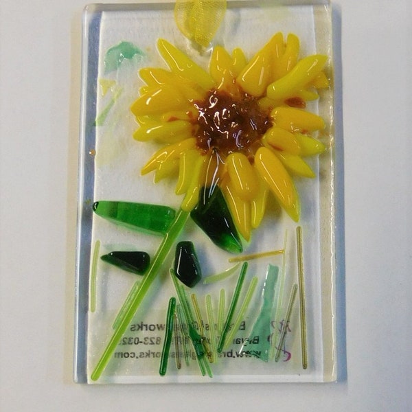 Fused Glass Suncatcher - Etsy