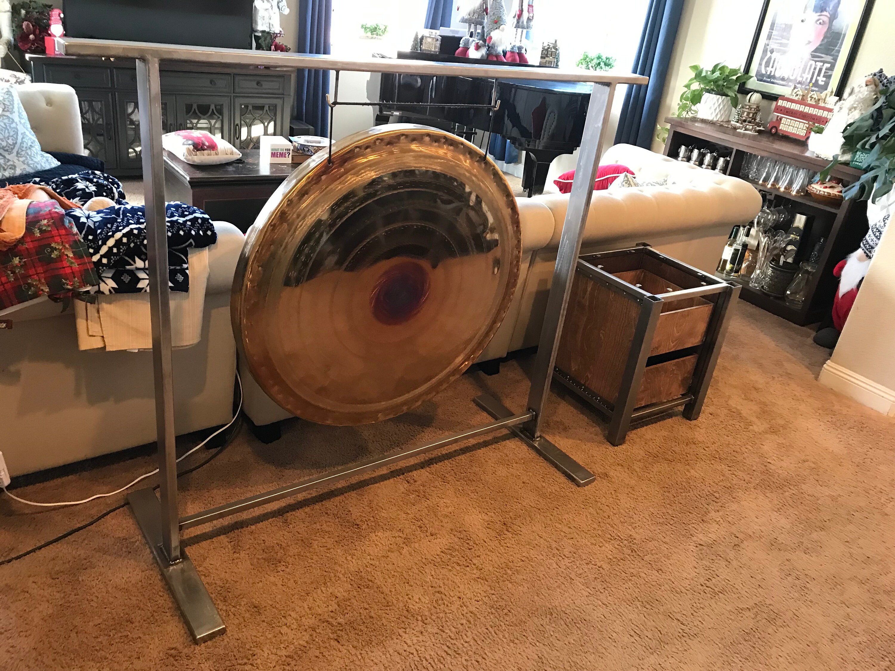 Steel Gong Stand - Etsy