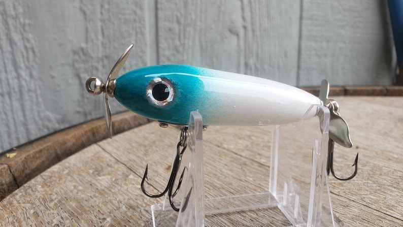 Handmade Topwater Double Prop Fishing Lure Bass Fishing - Etsy