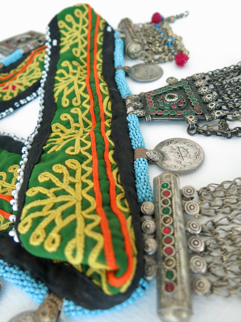 Afghani Belt, Beaded Kuchi Tribal Belt, Gypsi Belt, Vintage Pendants ... Afghani Belt, Beaded Kuchi Tribal Belt, Gypsi Belt, Vintage Pendants ...