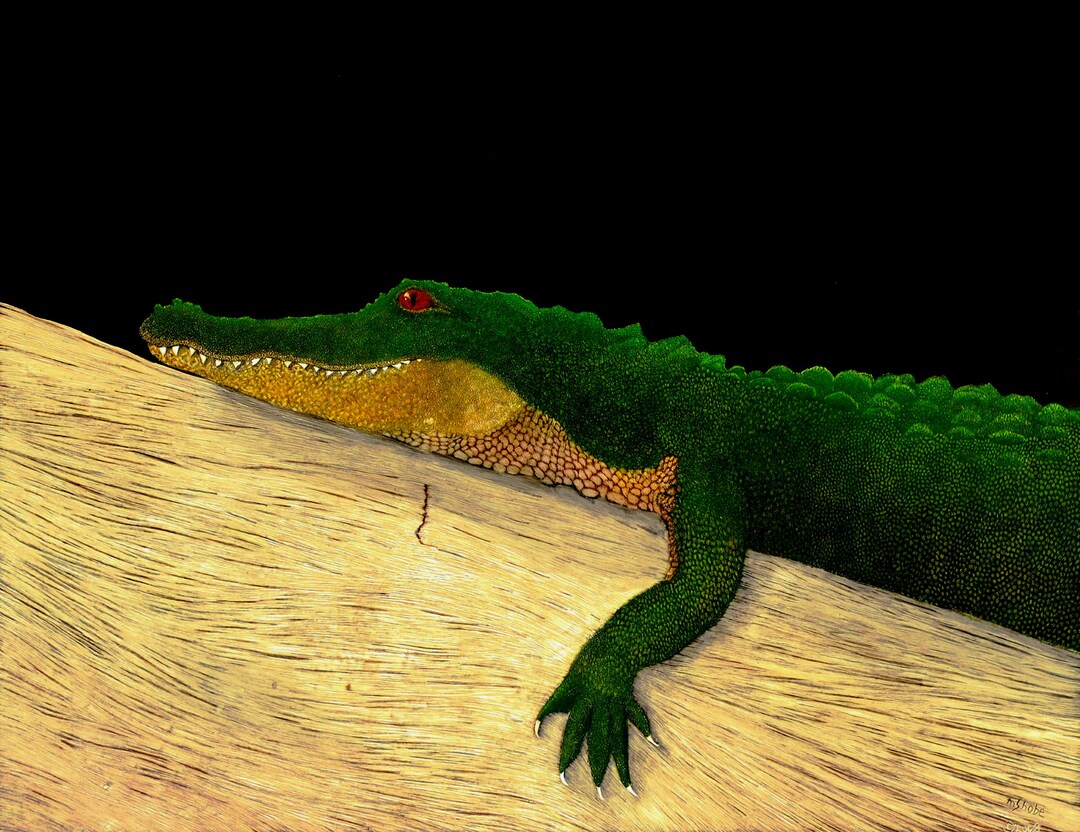 Allie Print From a Scratchboard Painting by Artist Mary Shobe - Etsy