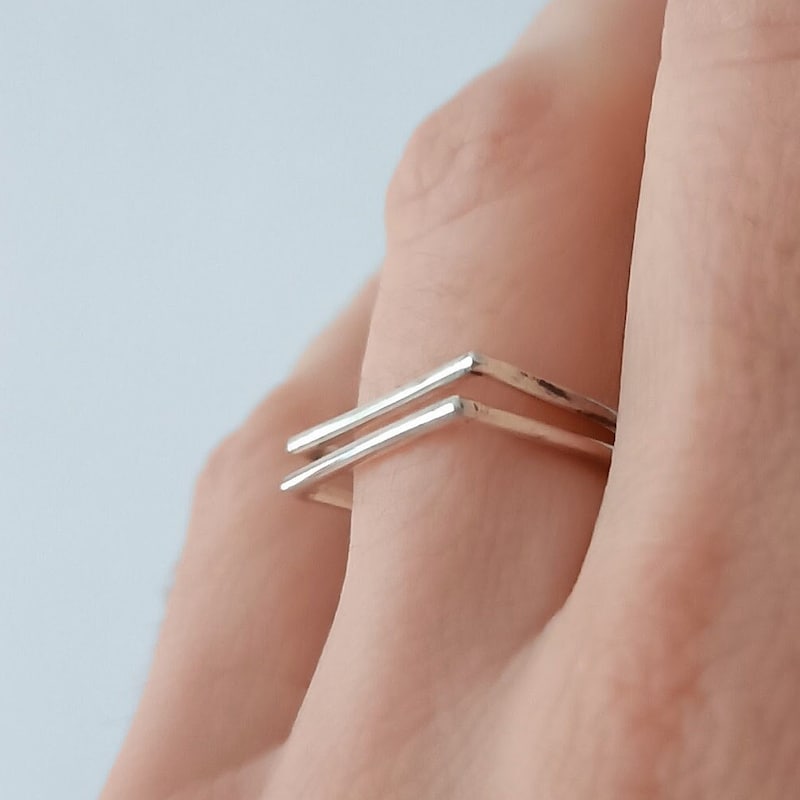 Minimalist Ring Silver - Etsy