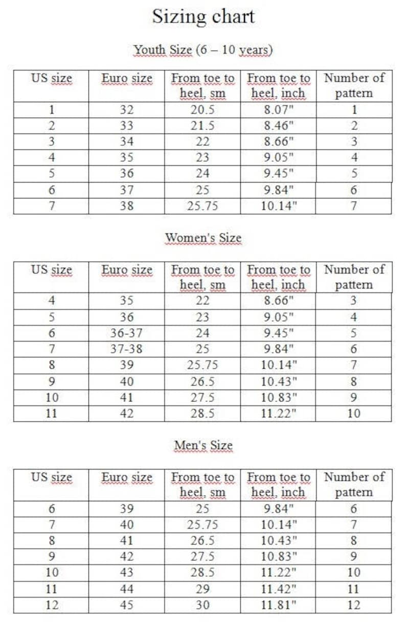 Adult Shoes Pattern - PDF Sewing Pattern and Tutorial, Women's Size US ...