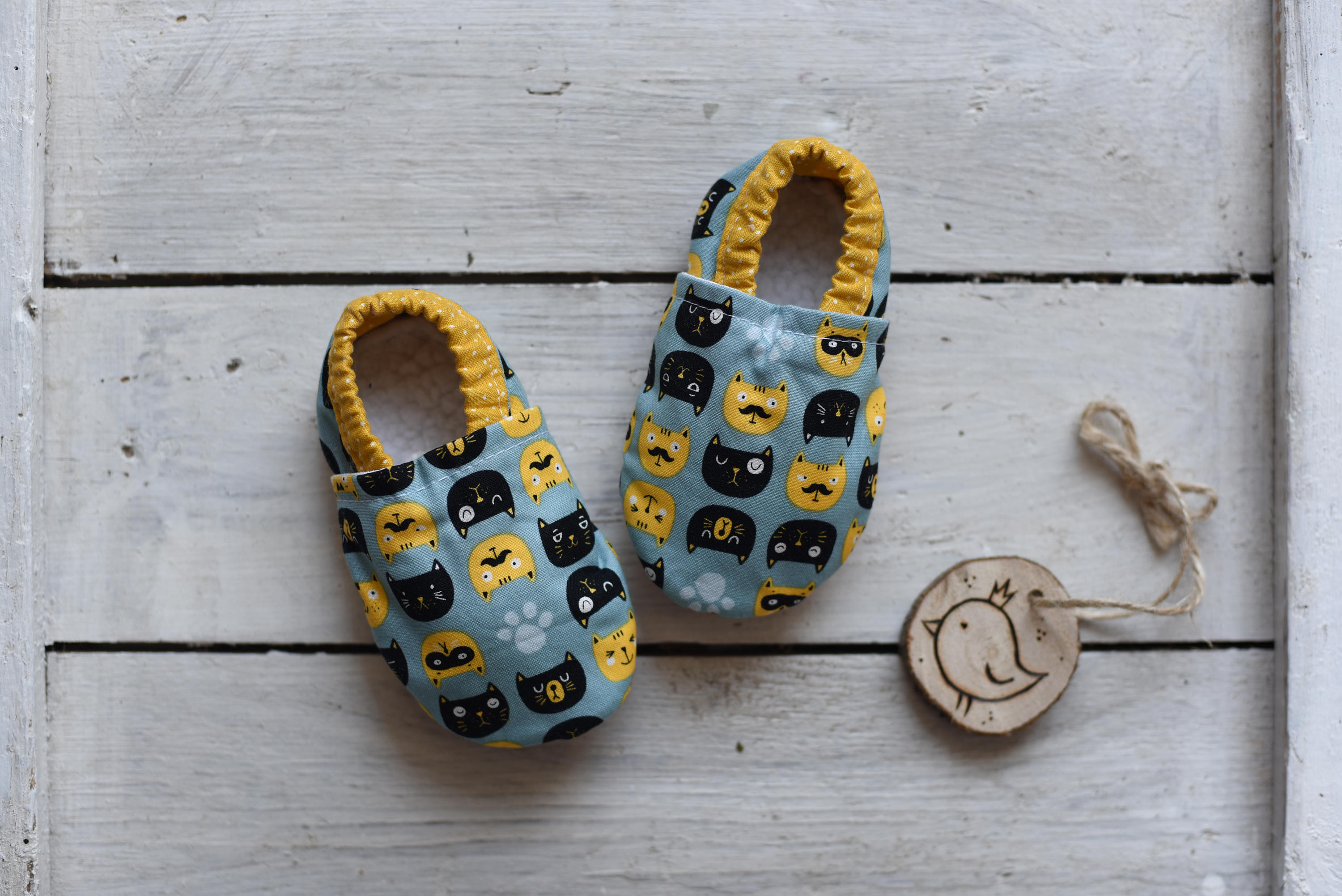 Baby Shoes Pattern - PDF Sewing Pattern and Tutorial, Size 0-3, 3-6, 6 ...