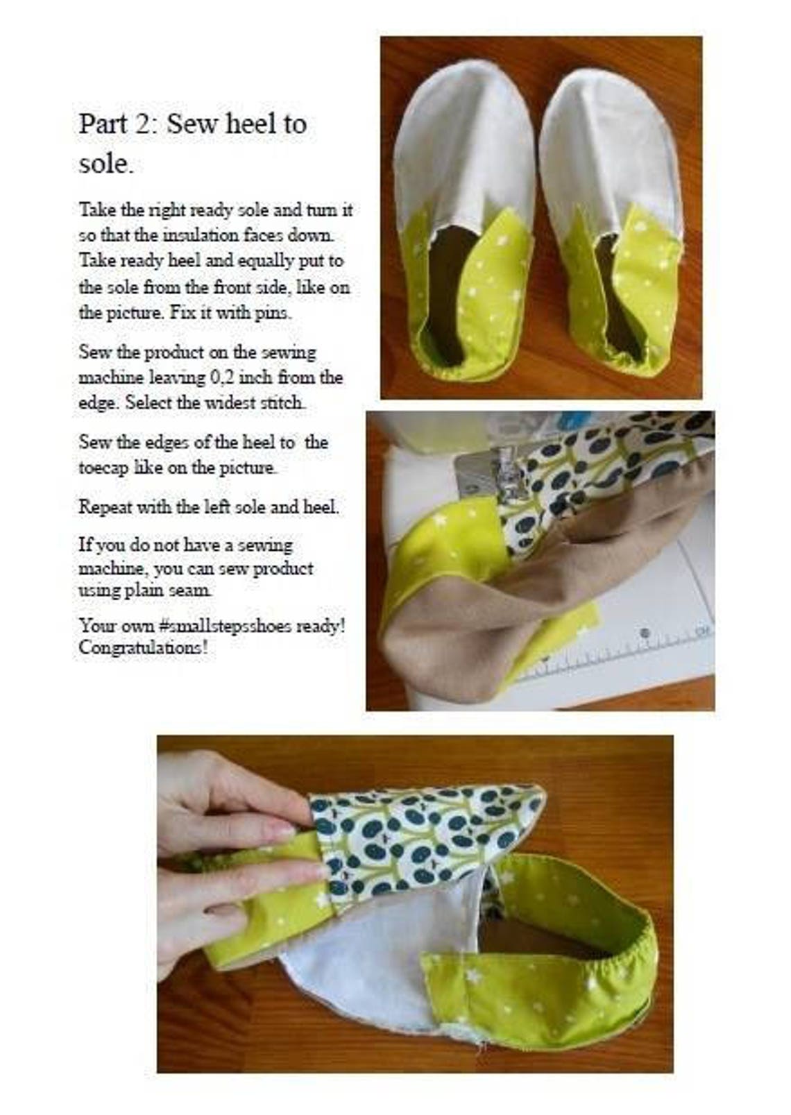 Adult Shoes Pattern PDF Sewing Pattern and Tutorial - Etsy