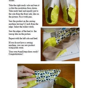 Adult Shoes Pattern - PDF Sewing Pattern and Tutorial, Women's Size US ...
