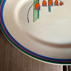 Clarice Cliff Solomon’s Seal Oval Plate - Etsy