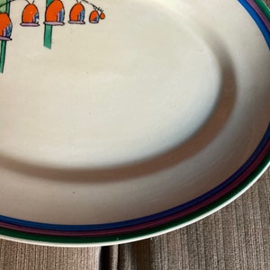 Clarice Cliff Solomon’s Seal Oval Plate - Etsy