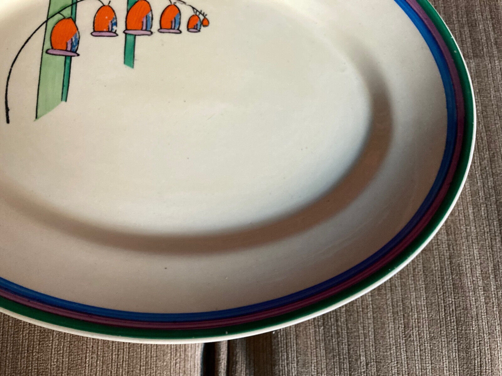 Clarice Cliff Solomon’s Seal Oval Plate - Etsy