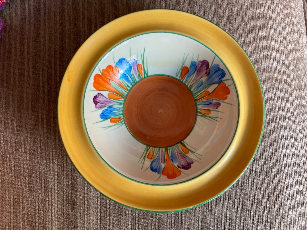 Clarice Cliff Crocus Cereal Bowl - Etsy