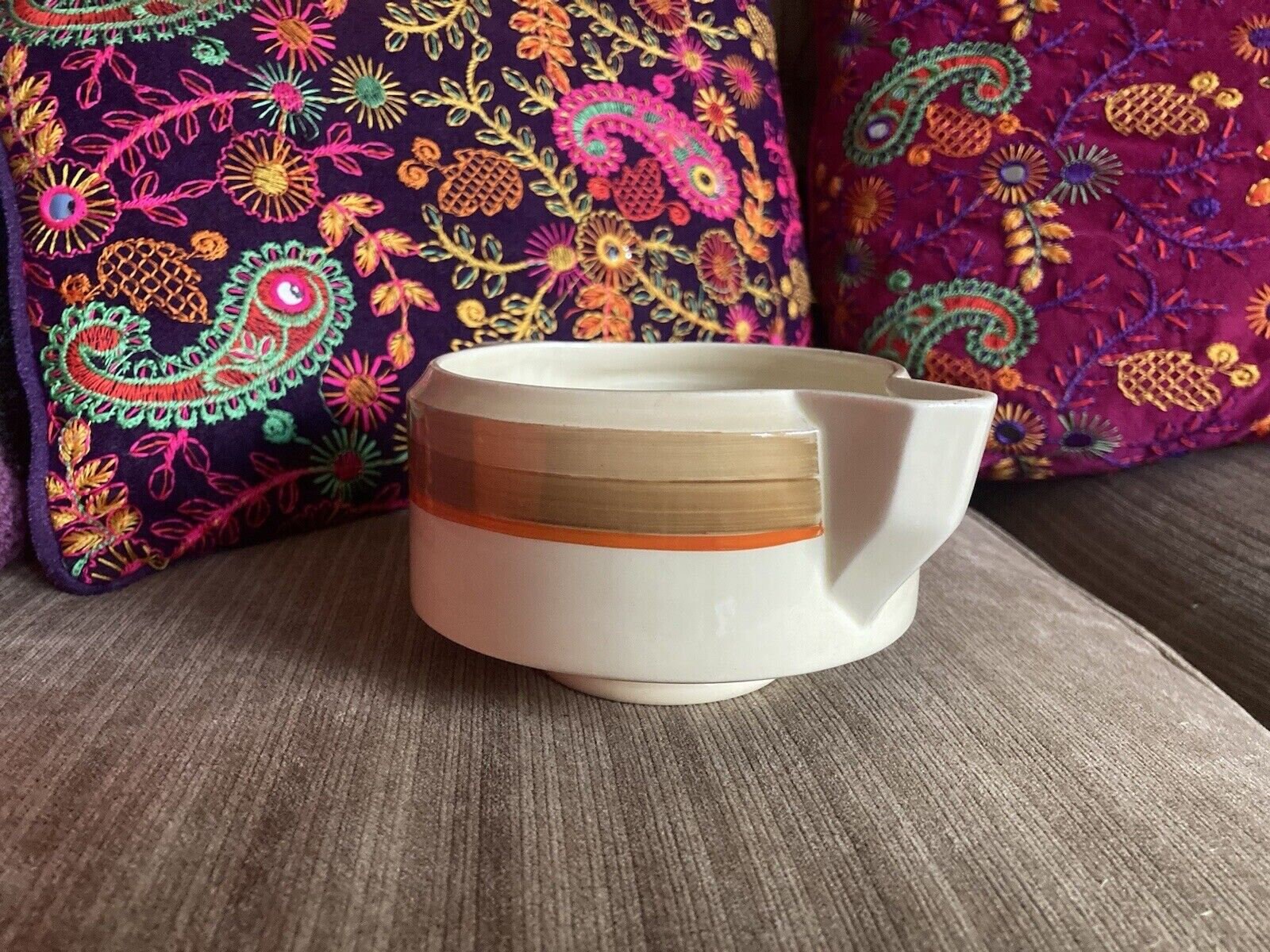 Clarice Cliff Banded Odilon Shape Gravy Boat / Jug - Etsy