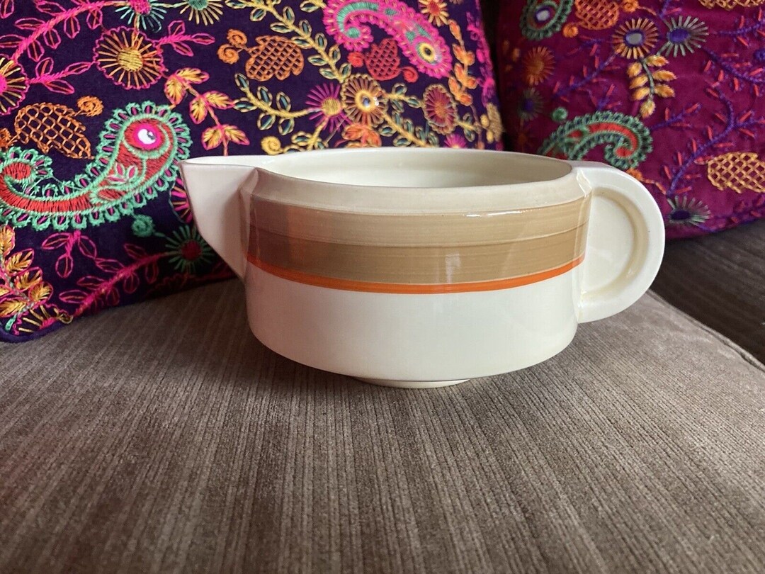 Clarice Cliff Banded Odilon Shape Gravy Boat / Jug - Etsy