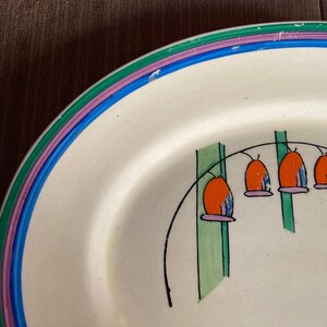Clarice Cliff Solomon’s Seal Oval Plate - Etsy