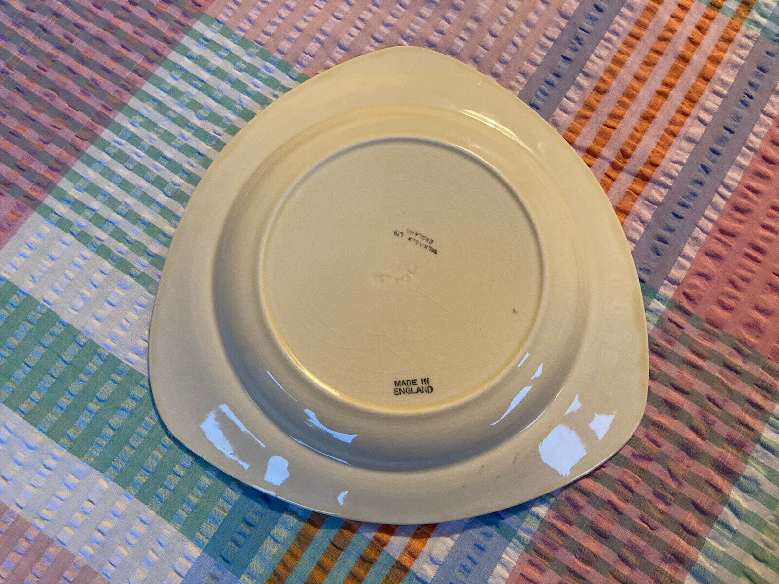 Clarice Cliff Corolla Triangular Plate - Etsy