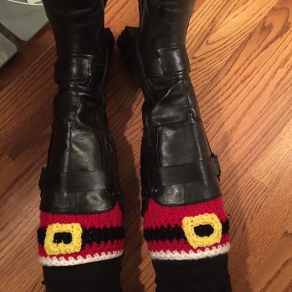 Santa Boot Cuffs - Etsy